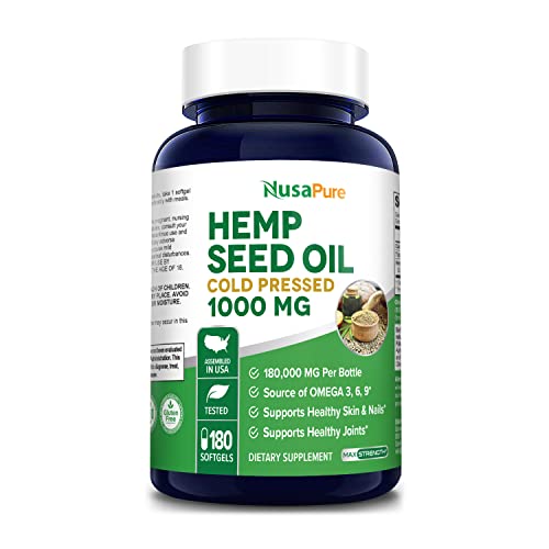 Top 10 Best Hemp Seed Oil Capsules : Reviews & Buying Guide - Katynel