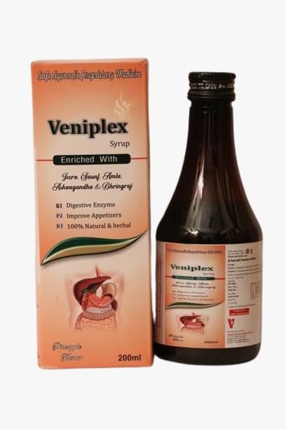 VENIX VENIPLEX Syrup - 200ML | A Herbal Digestive Enzyme | Helps In ...