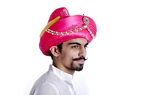 TRADITIONAL ROYAL HISTORIC MARATHI PESHWA PESHWAI SATIN PAGHADI PAGRI ...