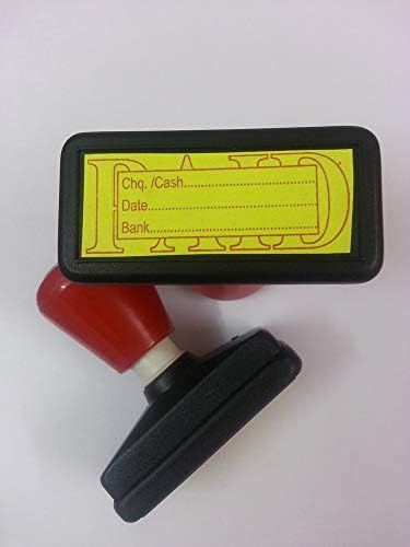 Paid Stamp with Cheque No. / Cash Date and Amount - Set of Stamp - 2 ...