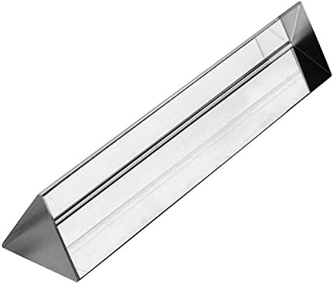 6" Crystal Optical Glass Triangular Prism Refractor- Crystal Prism for ...