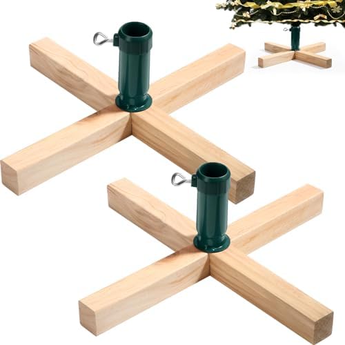 Amazon.com: Soaoo 2 Pcs Christmas Tree Stand for 8ft Artificial Trees ...