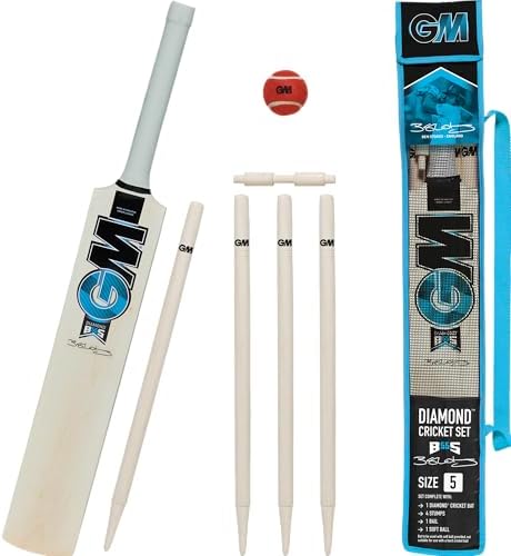 GM | Ben Stokes Diamond Endorsed Wooden Cricket Set | 1 x Diamond Bat ...