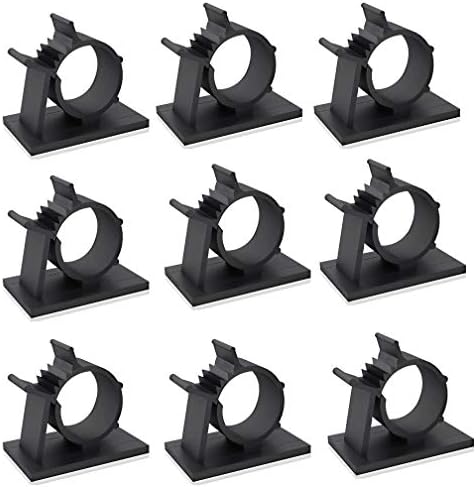 Amazon.com: StarTech.com 100 Adhesive Cable Management Clips Black ...