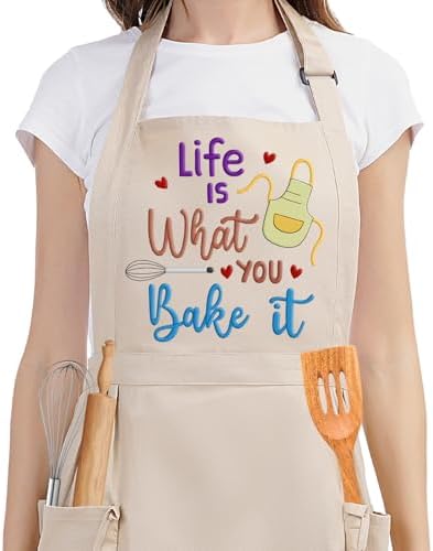 Amazon.com: Fairy's Gift Baking Aprons for Women, Cute Baker Gifts ...