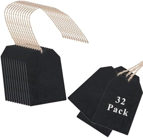 Amazon.com : Boao 200 Pieces Mini Chalkboard Tags Bulk 2"x3.1" Wood ...