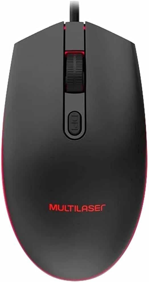 Mouse Gamer 2400DPI Preto e Cinza Multilaser - MO269 | Amazon.com.br