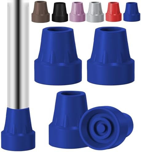 Amazon.com: 4 Pack Replacement Rubber Cane Tips 3/4 Inch Heavy Duty ...