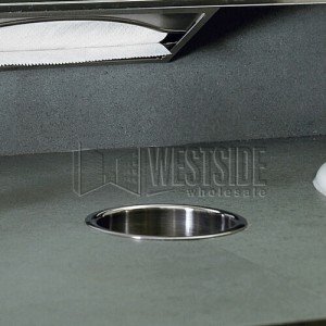 Amazon.com: Bobrick Circular Waste Chute for Countertops - Polished ...
