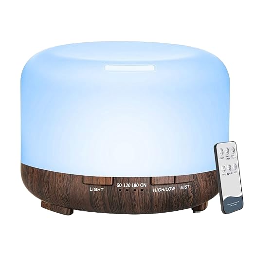 Ssanvi 500ml Premium, Essential Oil Diffuser, 5 in 1 Ultrasonic ...