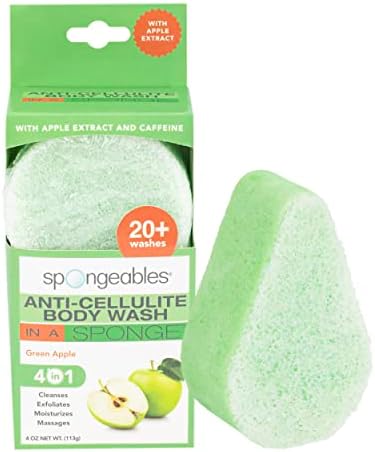 Amazon.com: Spongeables Anti Cellulite Body Wash in a 20+ Wash Sponge ...