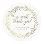 Amazon.com : Andaz Press 2" Round Clear Personalized Wedding Sticker ...