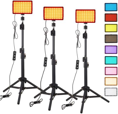 Amazon.com : Fovitec 600 LED Bi-Color Panel Kit with V-Lock Mount, 2 ...