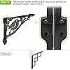 Amazon.com: SELEWARE Heavy Duty Shelf Brackets 10 Inch, Bird Shelves ...