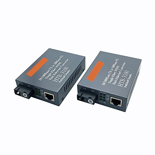 Buy Single Mode Fiber Transceiver, 20Km Single-Mode Single-Fiber Optical Fiber Transceiver, 100M ...