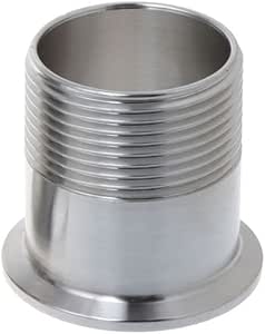 Amazon.com: Male Threaded Flange Sanitary Pipe Fitting DN15/20/25/32 ...