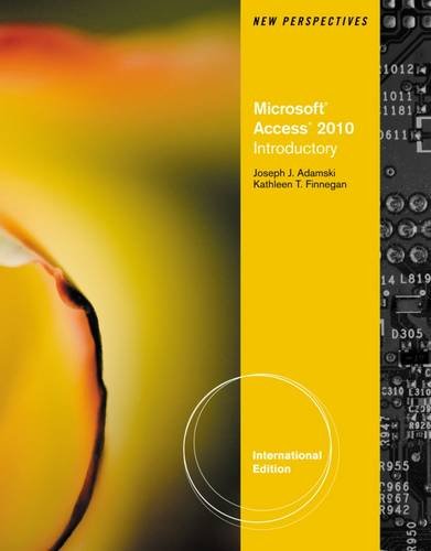 Buy NEW PERSPECTIVES ON MICROSOFT® ACCESS 2010, INTRODUCTORY, INTERNATIONAL EDITION, 1ST EDITION ...