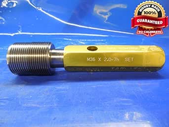 M36 X 2 7h Metric Set Thread Plug GAGE 36.0 2.0 GO ONLY PD = 34.701 mm ...