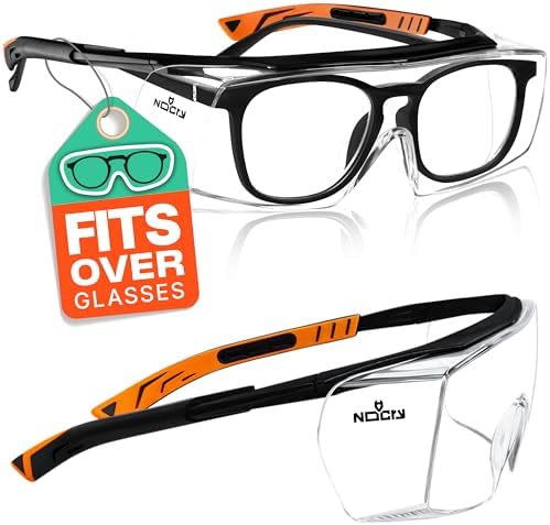 NoCry Over Specs Safety Glasses Over Glasses with Anti Scratch ...