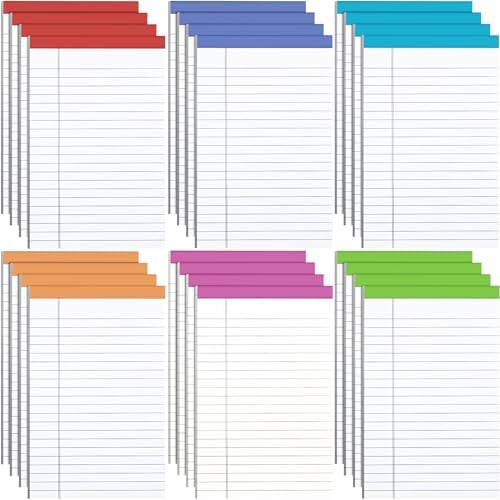 Amazon.com : Colarr 24 Pack Legal Pads Note Pads Lined Notepad 50 ...