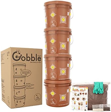 OMEGA's Bio-Composter Bin Set | Indoor Compost Bin for converting ...