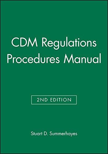 CDM Regulations Procedures Manual, 2nd Edition: Amazon.co.uk ...