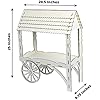 Amazon.com | Tableclothsfactory 25" Mini Natural Wooden Tabletop ...