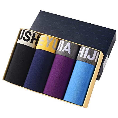 Snapklik.com : EYUSHIJIA Mens 4 Pack Underwear Bamboo Fiber Separate ...
