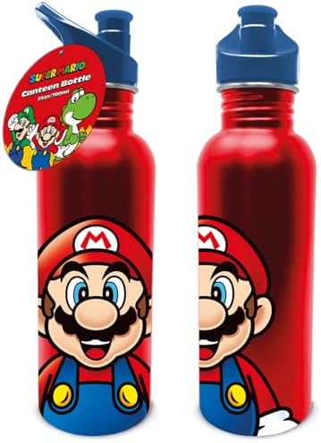Pyramid International Super Mario Water Bottle (Mario Design) 700ml ...