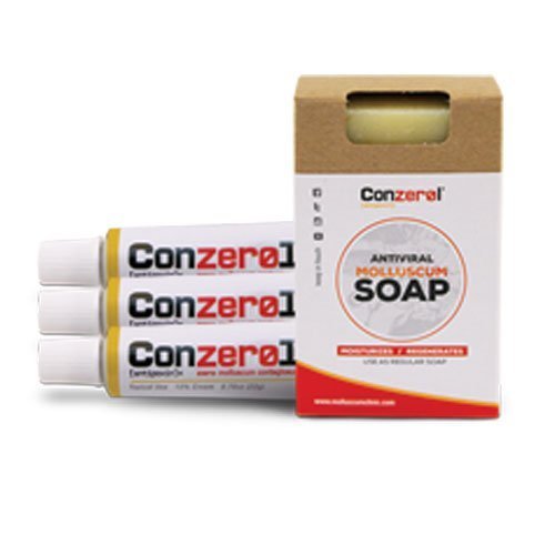 Buy Conzerol 2 Step Molluscum Contagiosum Treatment System (3 Tube Pack ...