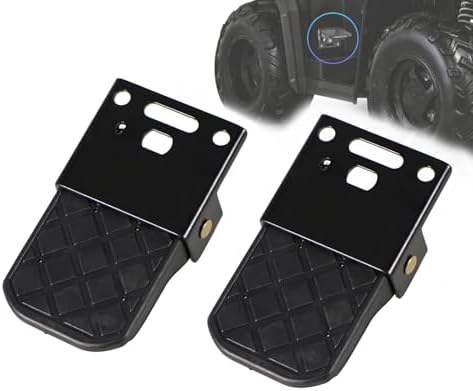 Narcilors Pairs Metal and Non-Slip Tread ATV Foot Rests for Four ...