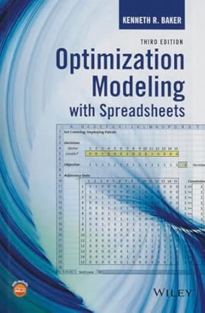 Amazon.com: Optimization Modeling with Spreadsheets: 9781118937693: Baker, Kenneth R.: Books