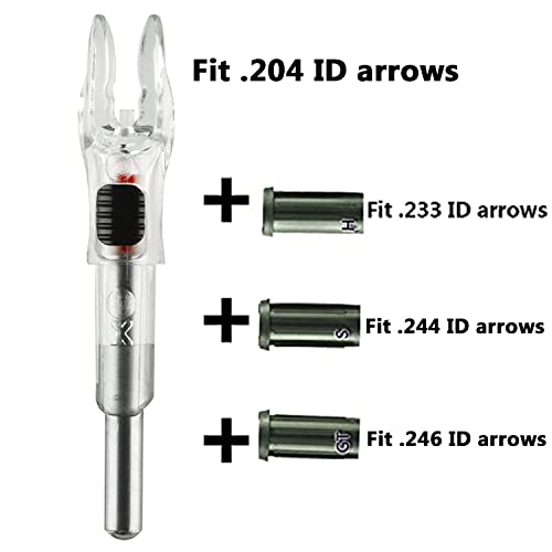 Snapklik.com : KEAUP 6PCS X Lighted Nocks For Arrows