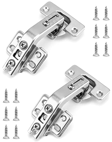 QWORK 2 Pack 135 Folding Door Hinges, Corner Hinges for Kitchen ...