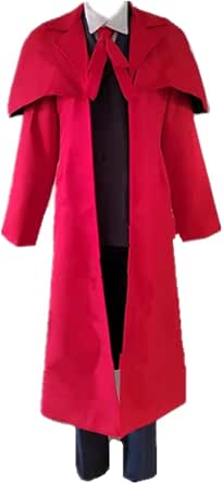 Amazon.com: Alucard cosplay costume long cloak Jacket Suit for both men ...