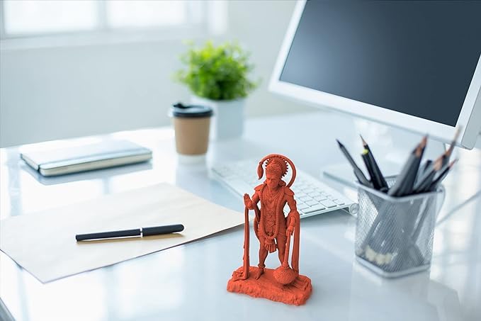 Buy Shri balji Craft Lord King of Sarangpur Hanuman 3D Printed with UV ...