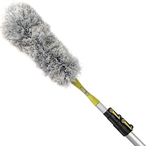 DOCAZOO DocaPole Microfiber Duster with Telescopic Extension Pole, 5-12 ...