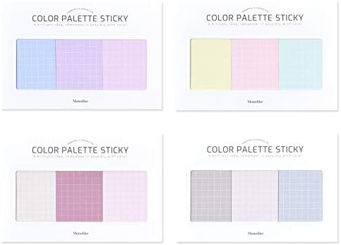 Amazon.com : Monolike Color Palette Sticky Color painting 400 A SET 4P ...