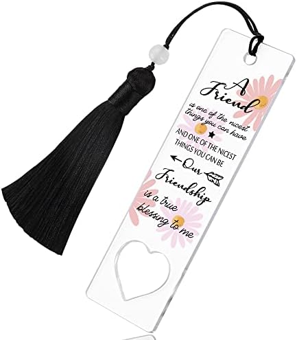 Amazon.com: Lasimfa Funny Bookmark Gift for Best Friends, Cute Metal ...