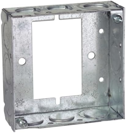 Hubbell 187 Raco Drawn 1-1/2" Deep Square Box Extension for Switch ...