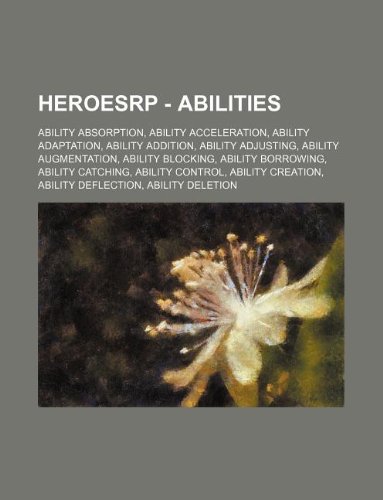 HeroesRP - Abilities: Ability Absorption, Ability Acceleration, Ability ...