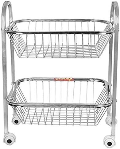 WayMore® Stainless Steel 3-Tier Rack Fruits and Vegetable Onion Trolley ...