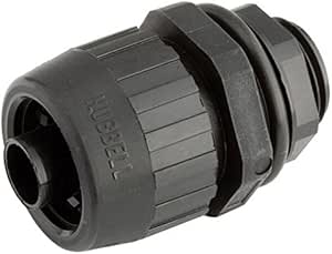Hubbell-Raco 4746 Liquid Tight Connector, Nylon, Extra-Flexible, 1-1/2 ...