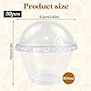 Amazon.com: 50 Pack Disposable Dessert Cups, Clear Plastic Cups with ...