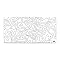 GutzyAiden Topo XXL Gaming Mouse Pad | 36" x 18" | Hybrid Polyester ...