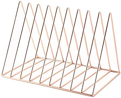 Anghan enterprise Triangle Magazine Rack Desktop Iron Book Holder ...