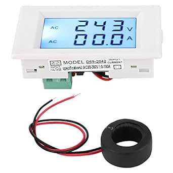 300V 100A High Performance AC Voltmeter Ammeter Mini AC Circuit Voltage ...