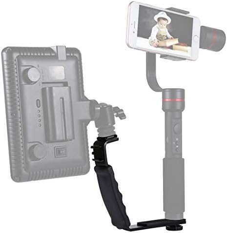 Amazon.com : PULUZ L-Shaped Aluminum Camera Bracket Holder Handheld ...