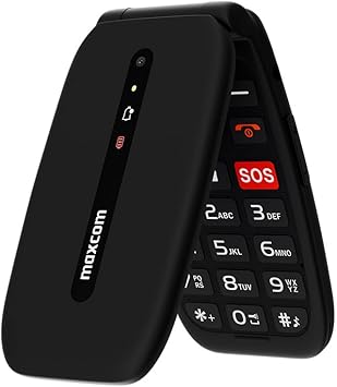 Maxcom MM828 - Mobile Flip Phone - 4G VoLTE - Easy to Read 2.4" Screen ...
