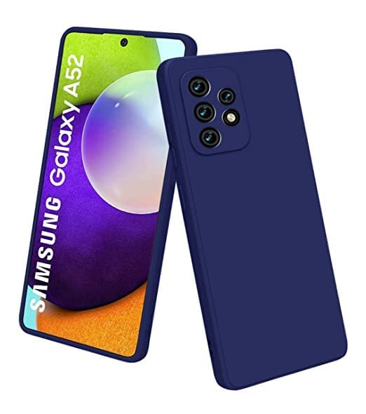 TRUEUPGRADE Liquid Silicone Designed Case Cover for Samsung Galaxy A52 / A52S 5G | Microfiber ...